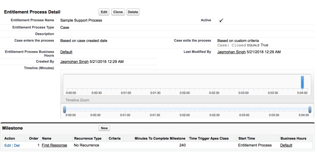 Track first response time on Cases using Entitlements | CloudAnswers