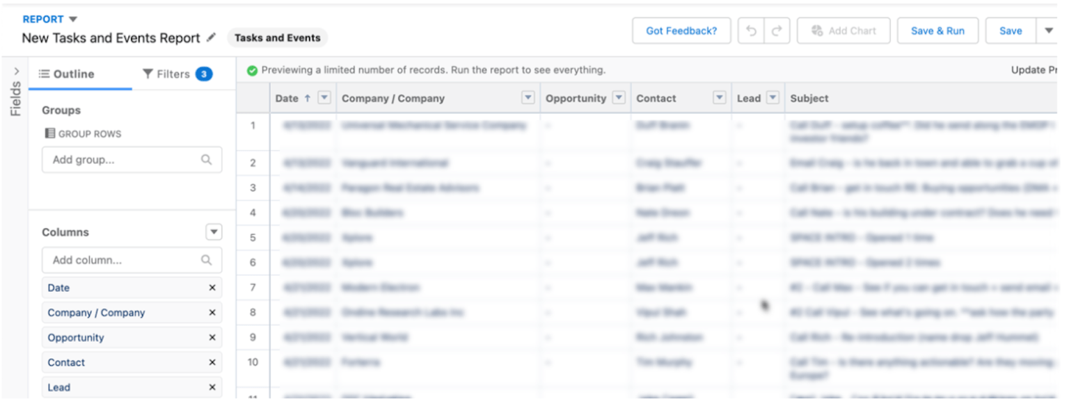 Sales Activity Reports in Salesforce | CloudAnswers